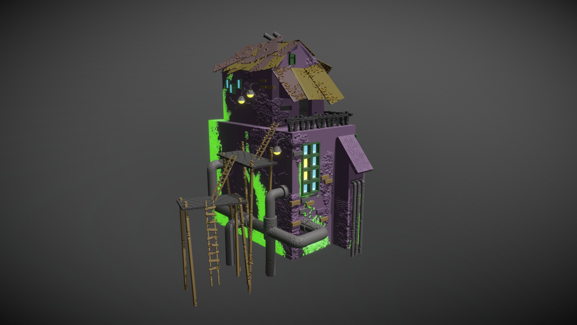 Buiilding 1 HP UV - 3D model by aleksey.matveenko [2336447] - Sketchfab