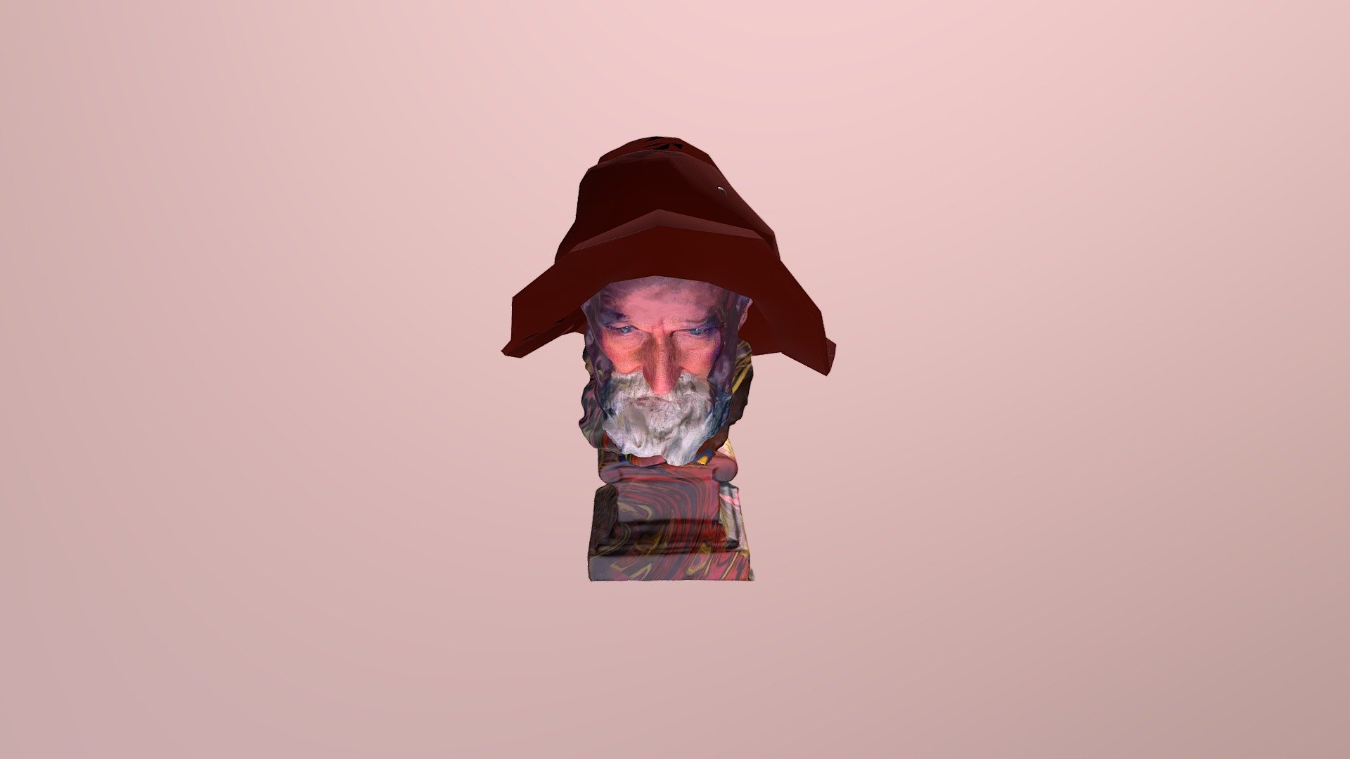 Color Man With Hat - Download Free 3D model by SurWdB [233684f] - Sketchfab
