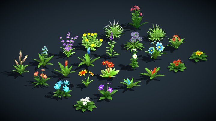 Flower 3D models - Sketchfab