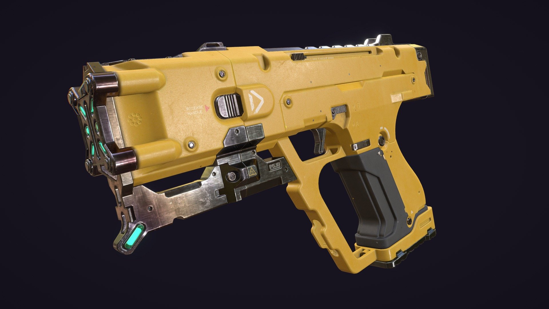 EMP Handgun model 09 - 3D model by StijnBeerts [2338c2a] - Sketchfab