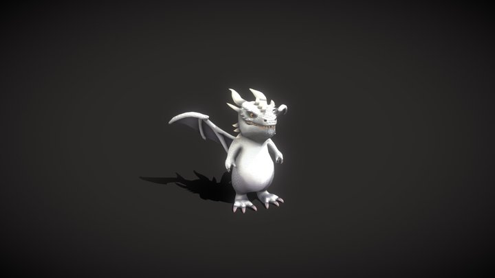 Stylized-dragon-3d-model 3D models - Sketchfab