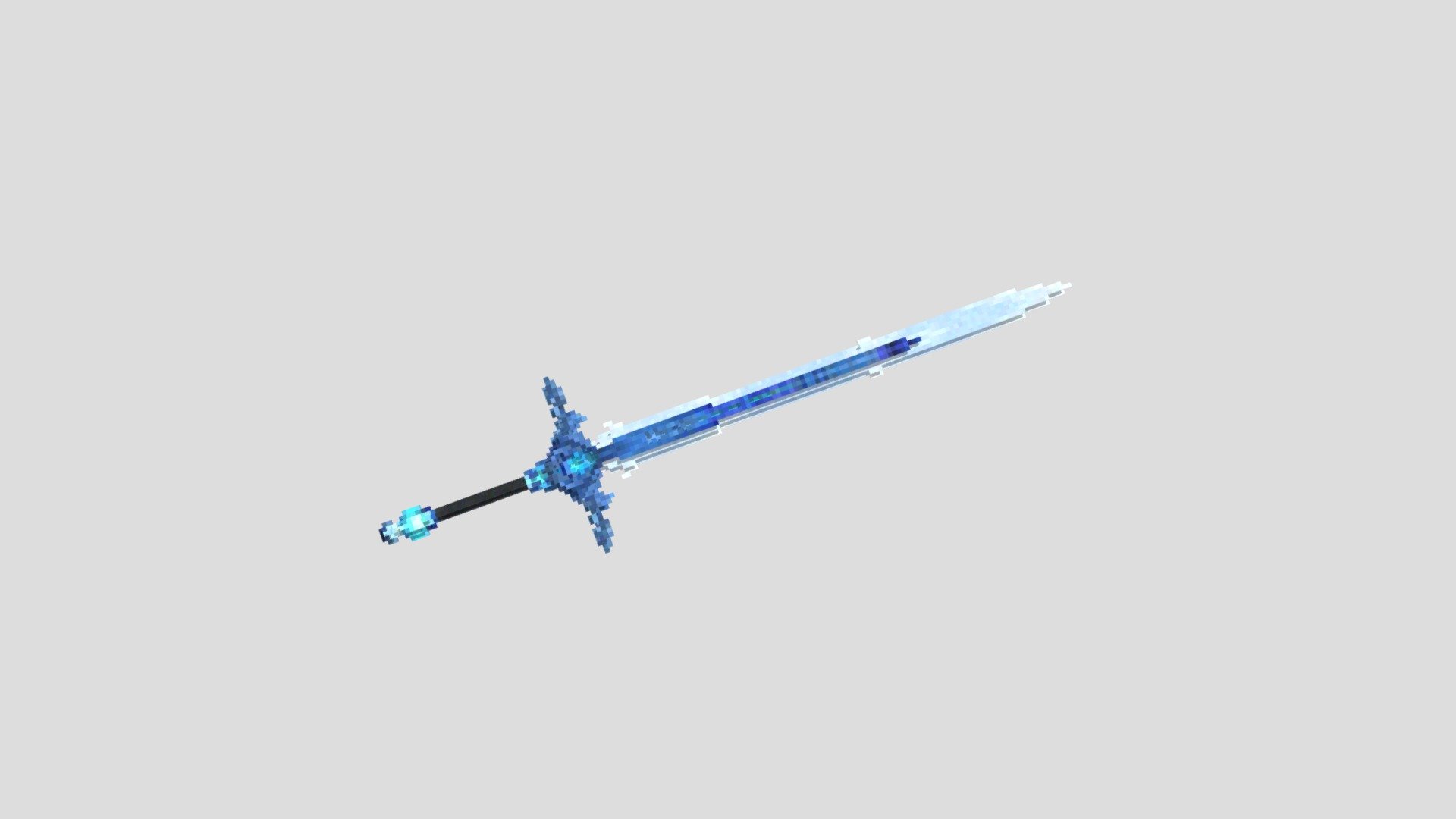 blue sword2 - 3D model by 222311 [23398c7] - Sketchfab