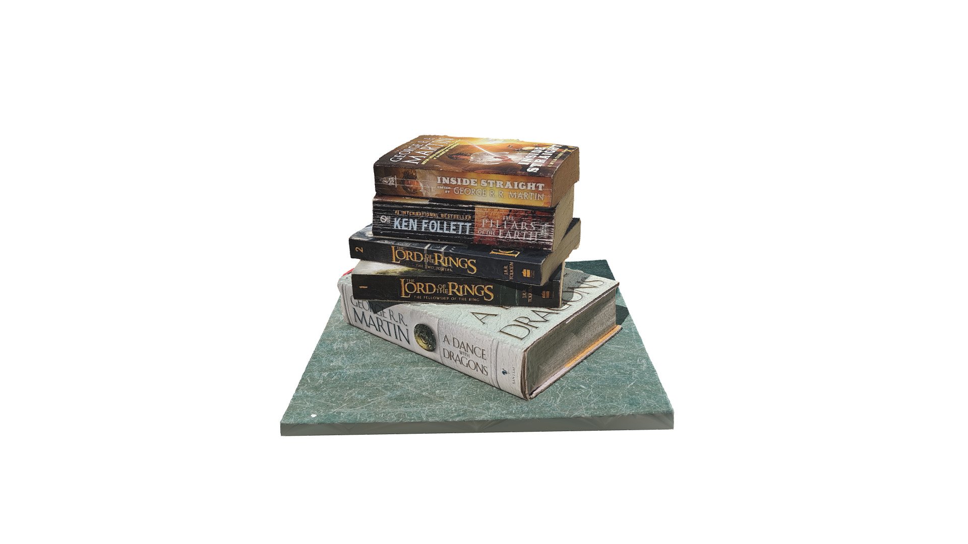 Fantasy Book Pile - Download Free 3D model by Shanti (@shanti.rize ...