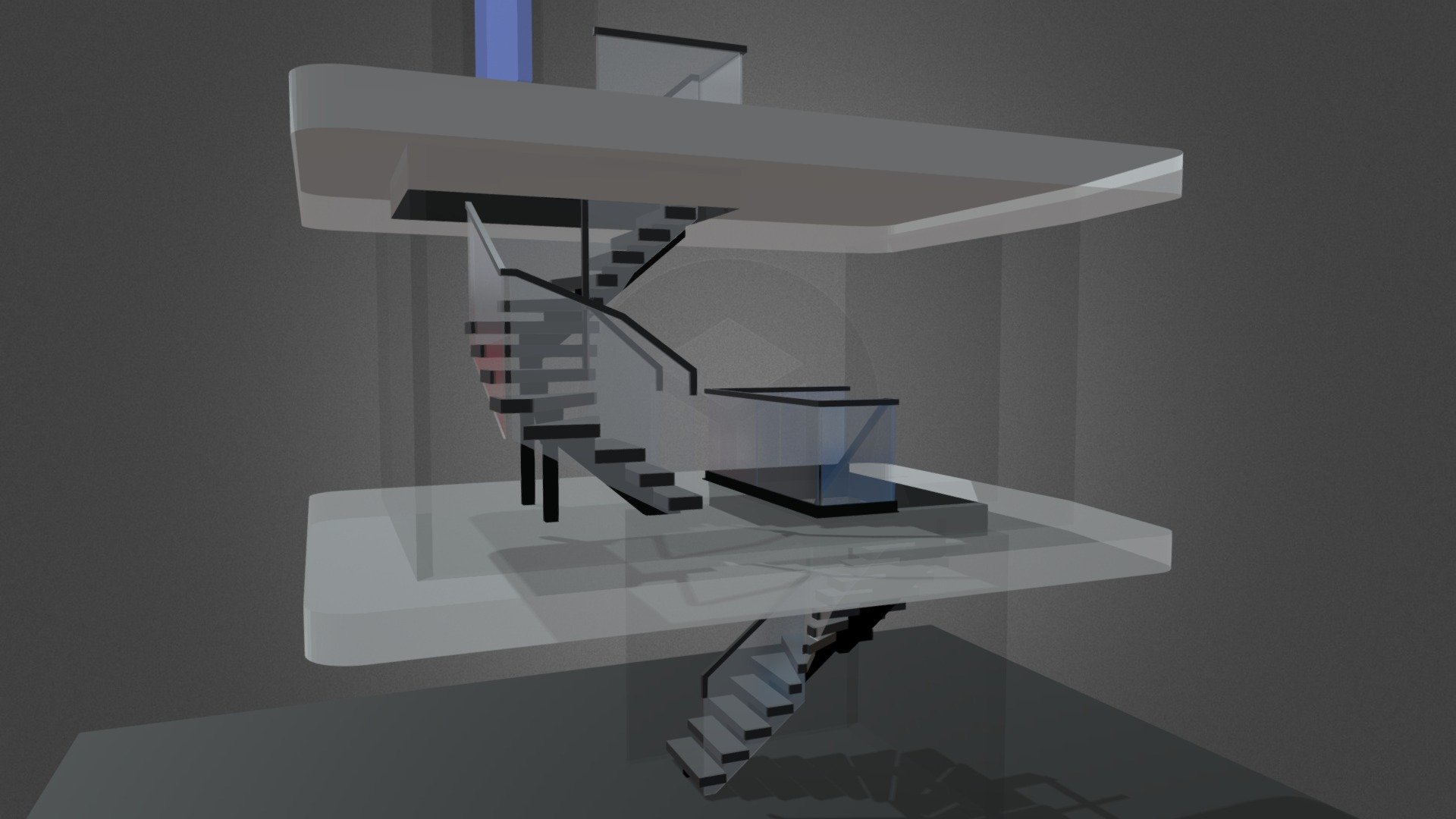 Stephen - main staircase - final design - Download Free 3D model by ...