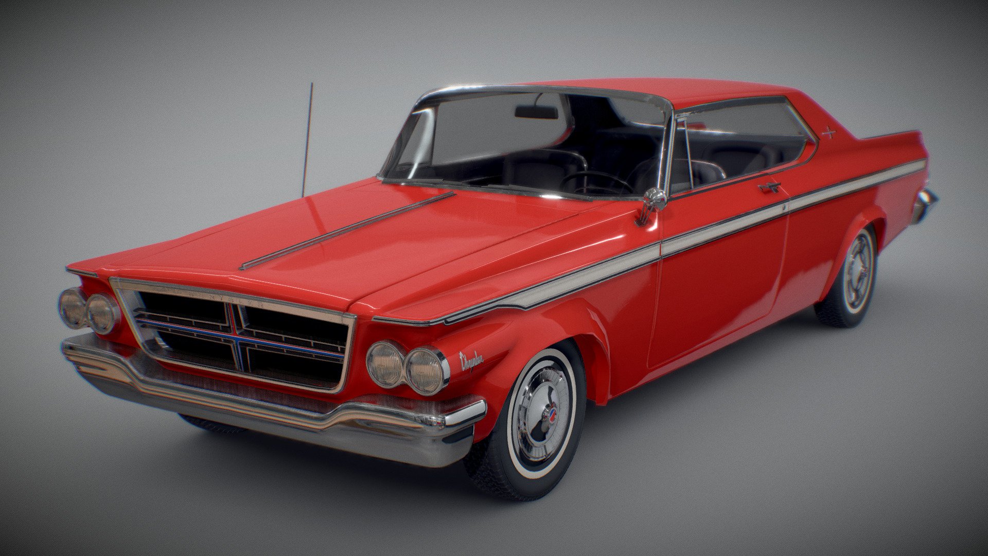 1964 Chrysler 300k - Car - Buy Royalty Free 3D model by UnFy KilianZ ...