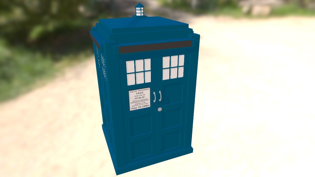 Tardis - 3D model by pythagean [233bdf0] - Sketchfab