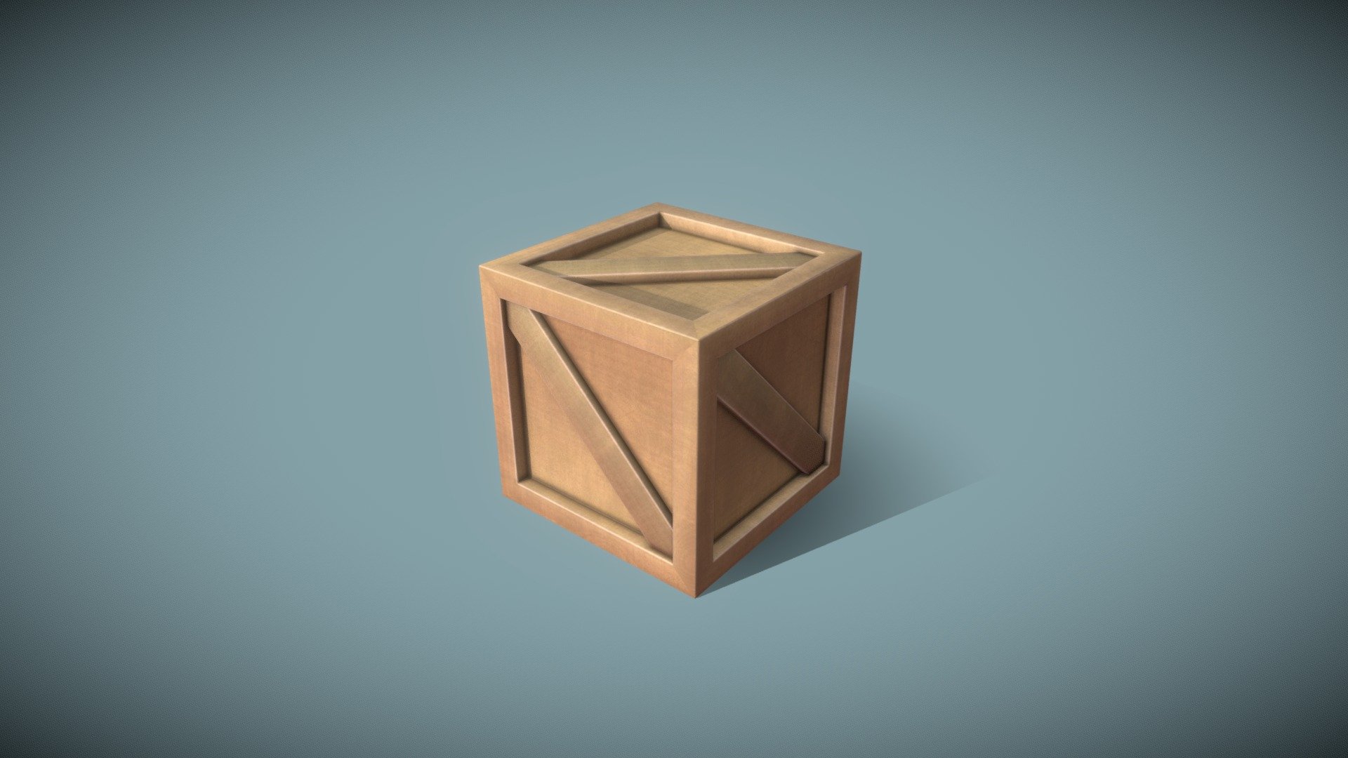 game ready wooden crate - 3D model by Sergi Trojanski (@nathramn ...