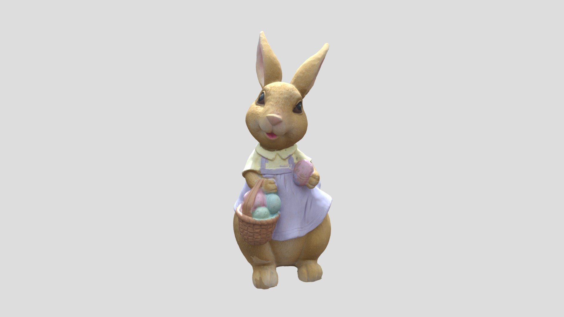 Rabbit Sculpture - 3D model by catalinaisabel [233cf10] - Sketchfab