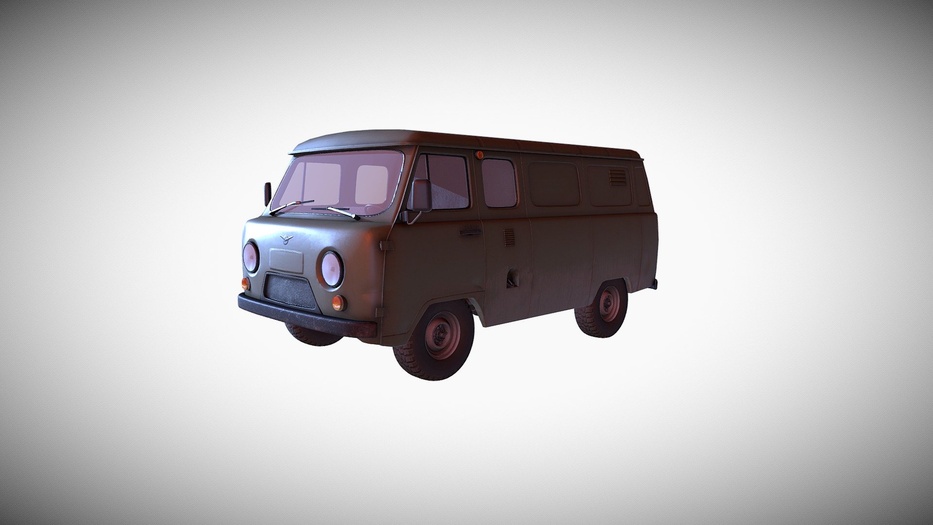 UAZ-452 - 3D model by aydarka28 [233cf8f] - Sketchfab