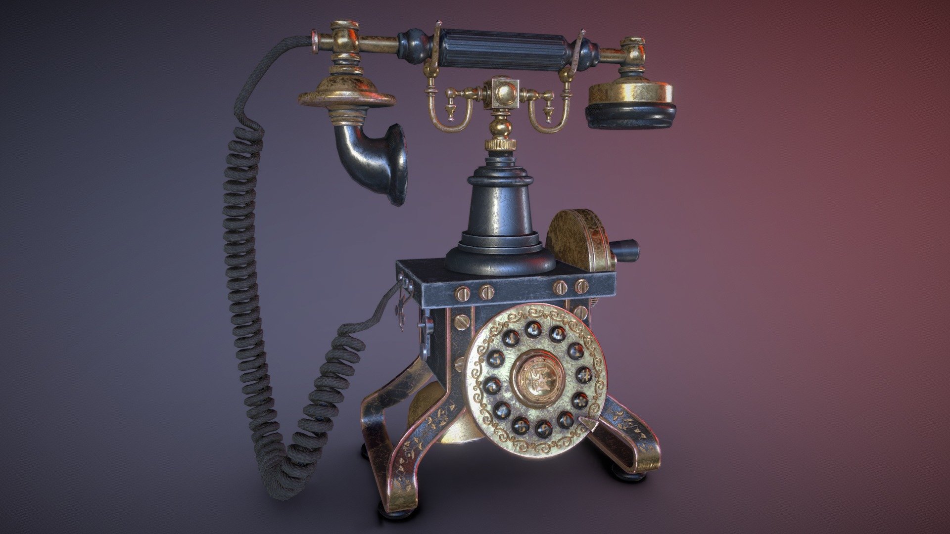 Old Phone - 3D model by Dim78 [233d13a] - Sketchfab