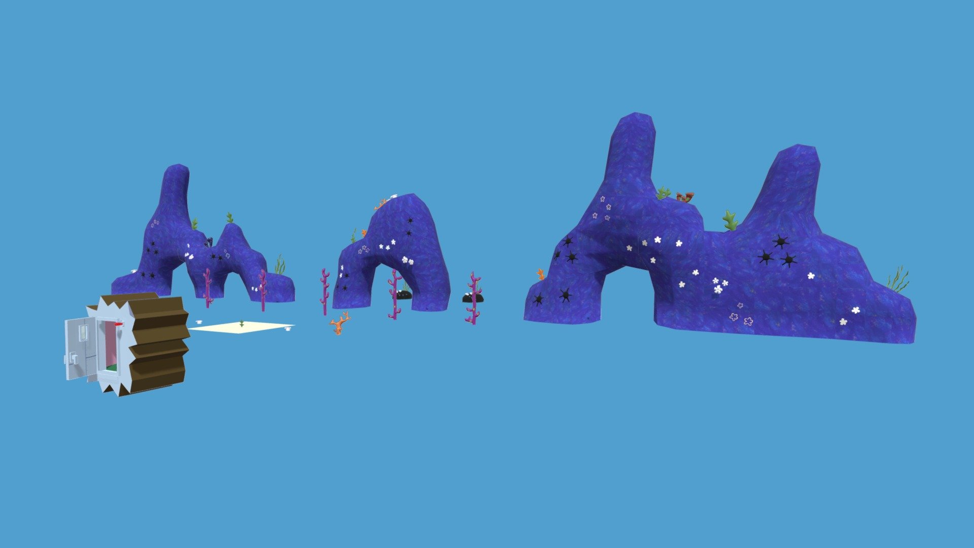 SpongeBob Environment Assets - Download Free 3D model by jerrylxia ...