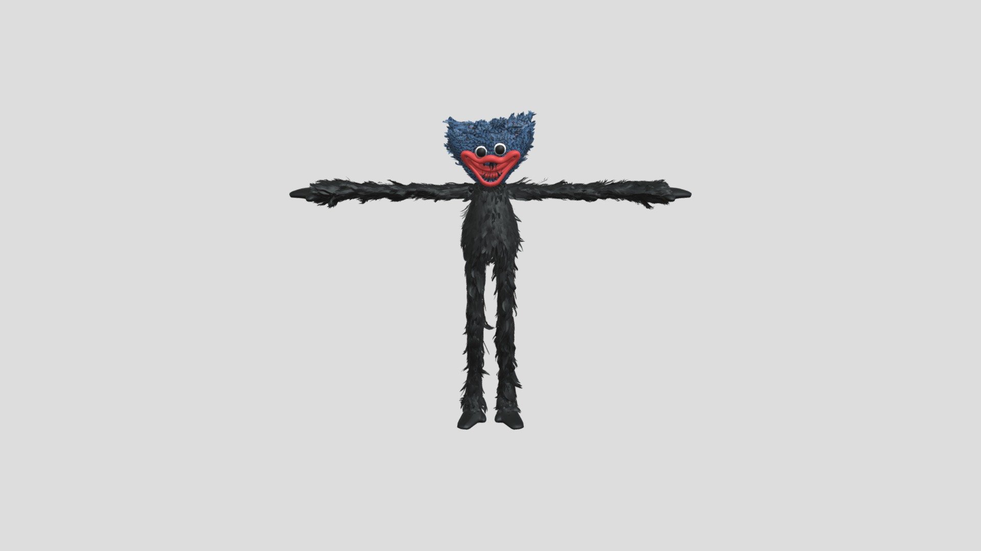 Huggy_ Wuggy - 3D model by enzokmrg [233ef2a] - Sketchfab