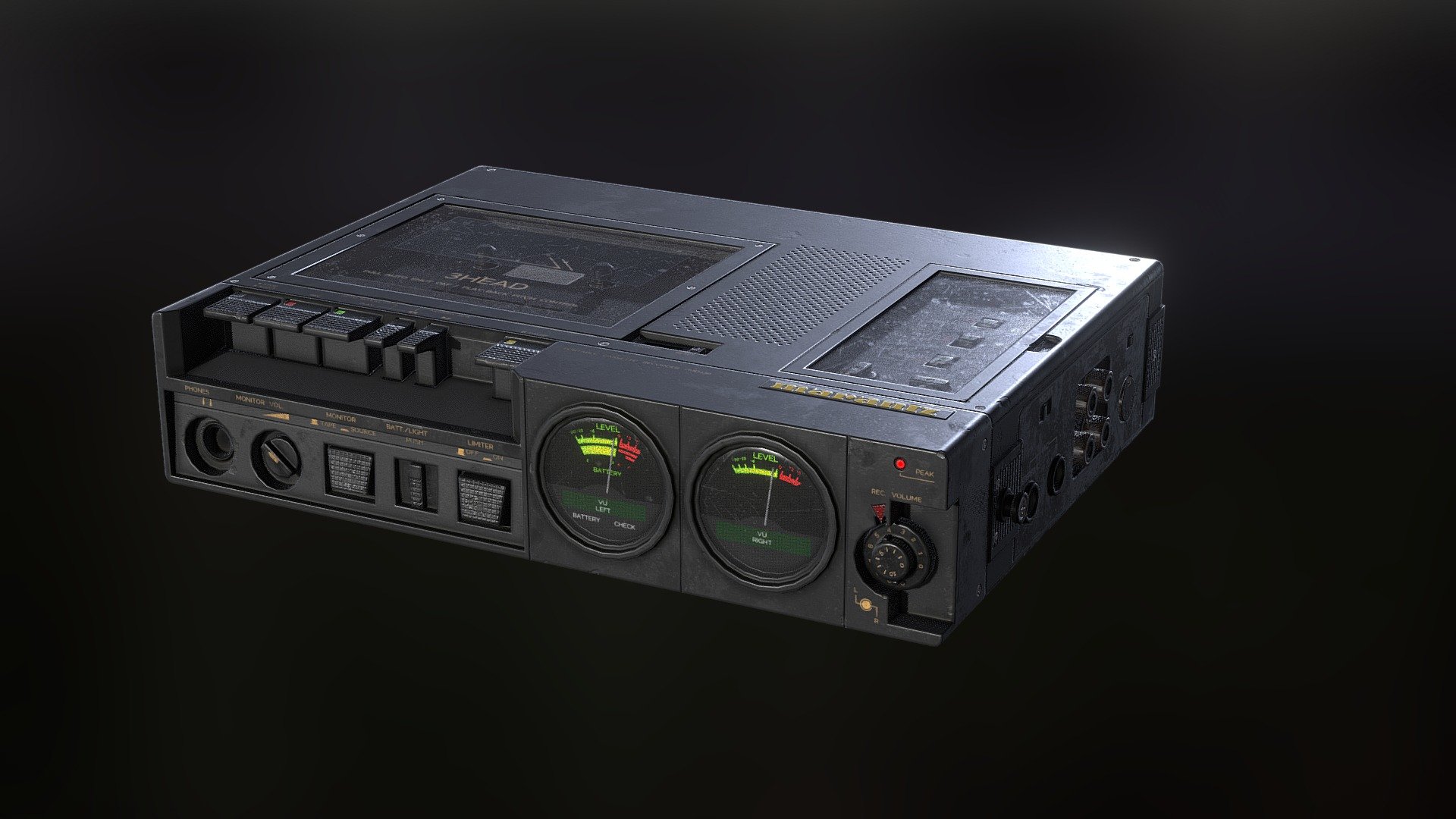 Marantz PMD-430 - 3D model by visualtech48 [233f9a1] - Sketchfab