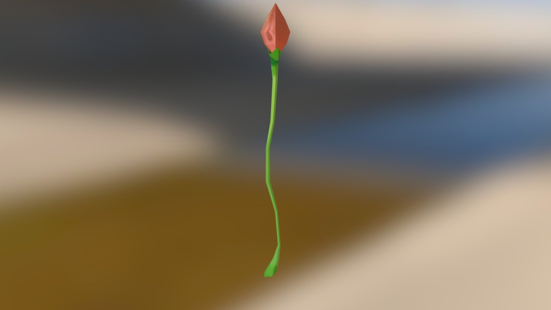 Flower Staff - 3D model by andums [233fbab] - Sketchfab