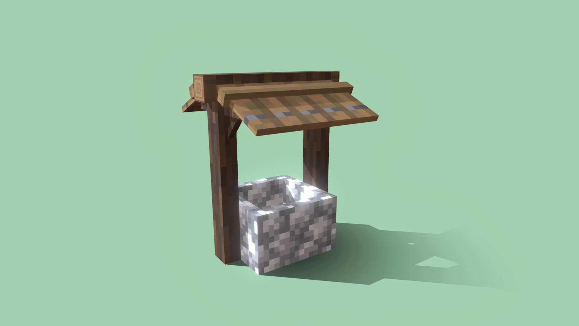 Minecraft Well 3D Model - 3D model by Dutch (@christianoosterveen ...