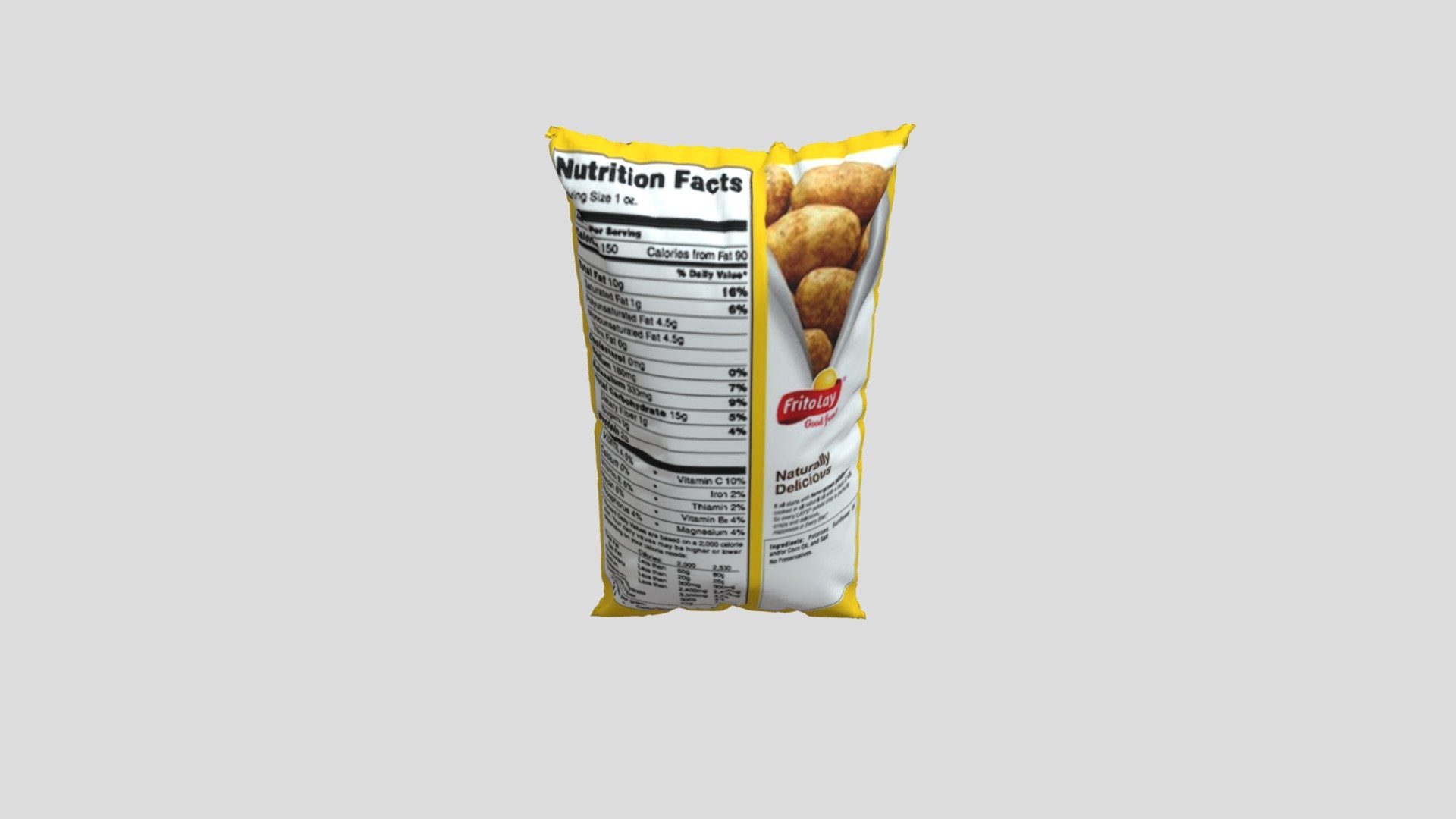 Lays Chips packet. - Download Free 3D model by levb039008 [2342efc ...