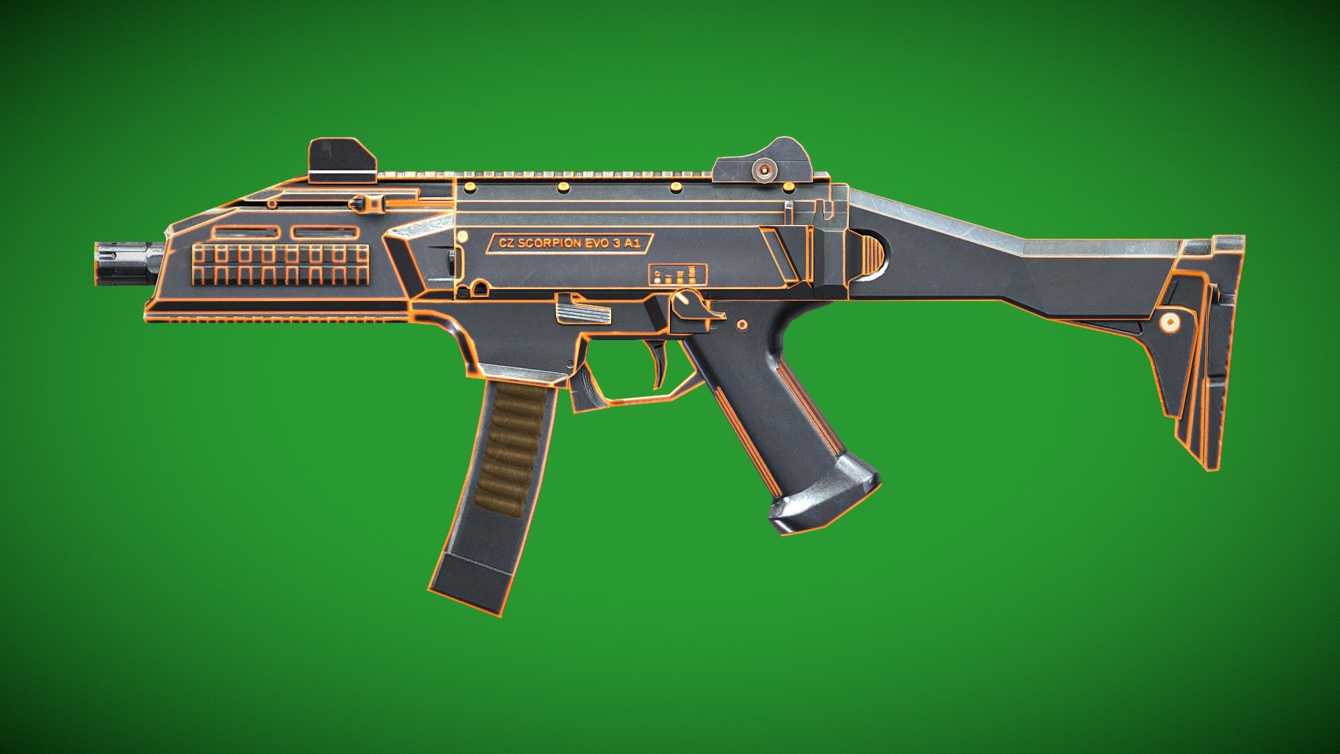 CrossFire's EVO3A1 Noble Silver - 3D model by AlxDemento [2346c91 ...