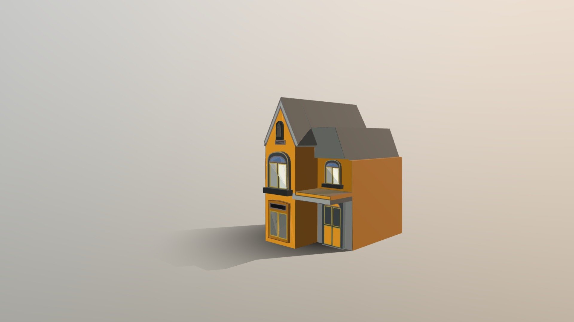 Low Poly 3D House - Download Free 3D model by Sba Stuff (@sbastuff ...