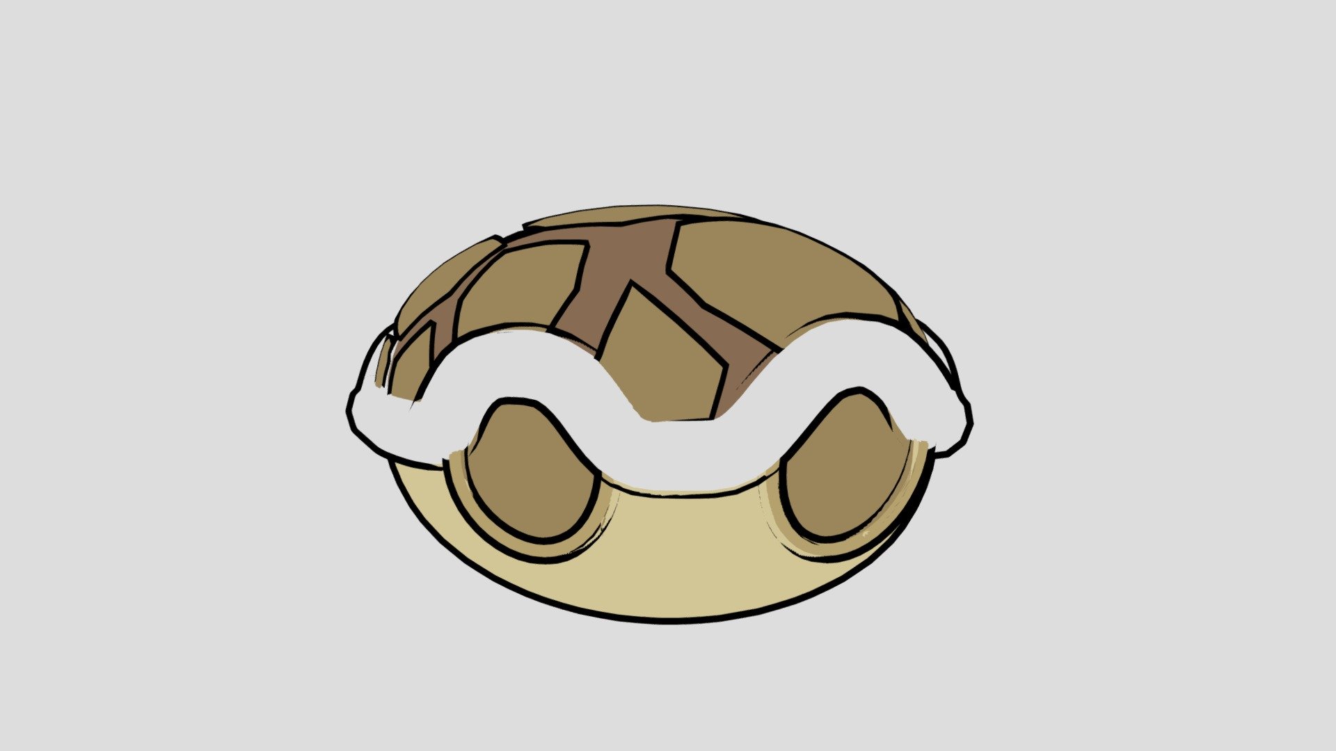 Cartoon Turtle shell - Download Free 3D model by jaimesthecreator ...