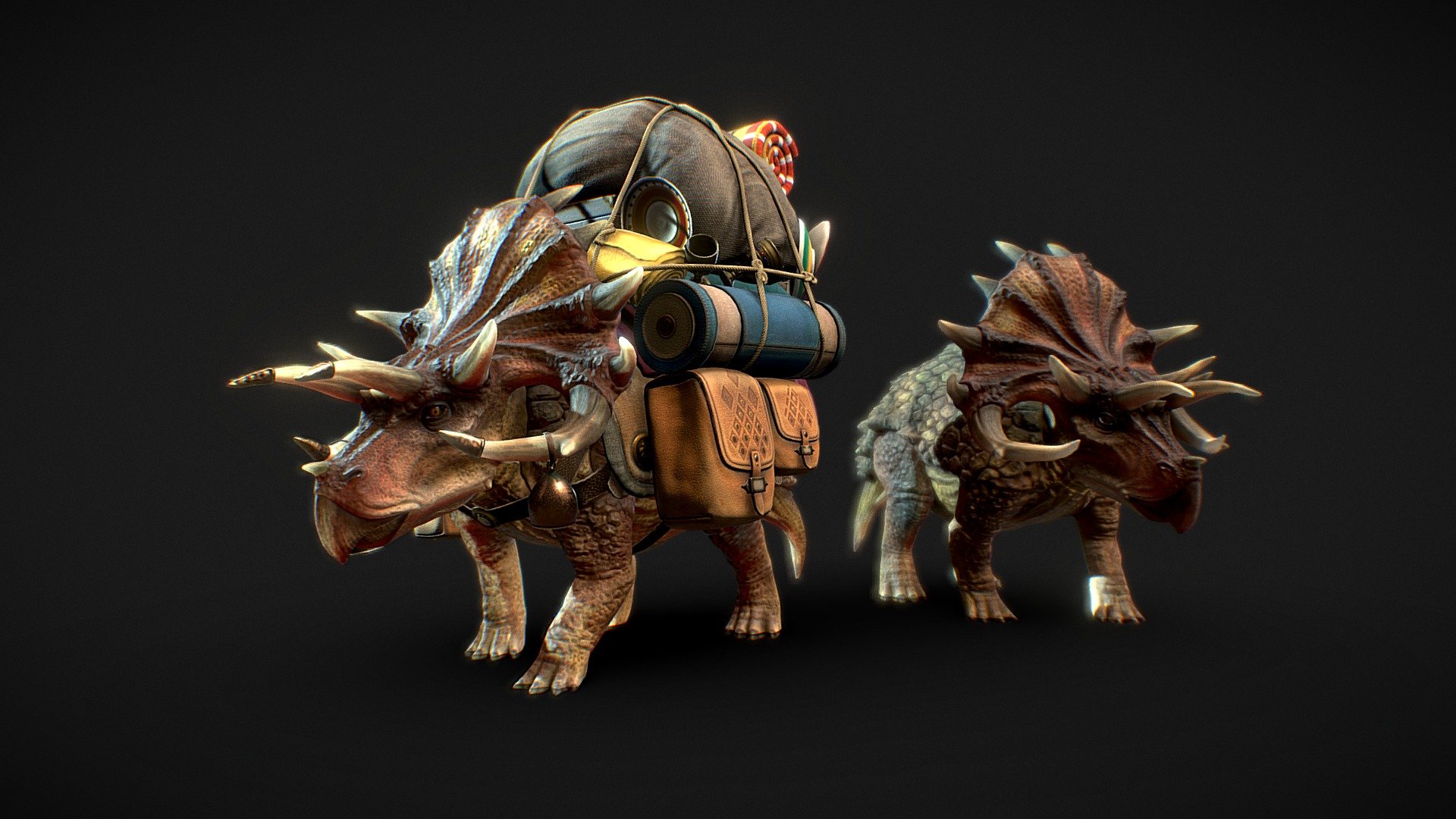 Merchant lizard preview - 3D model by Dmitriy Dryzhak (@arvart.lit ...