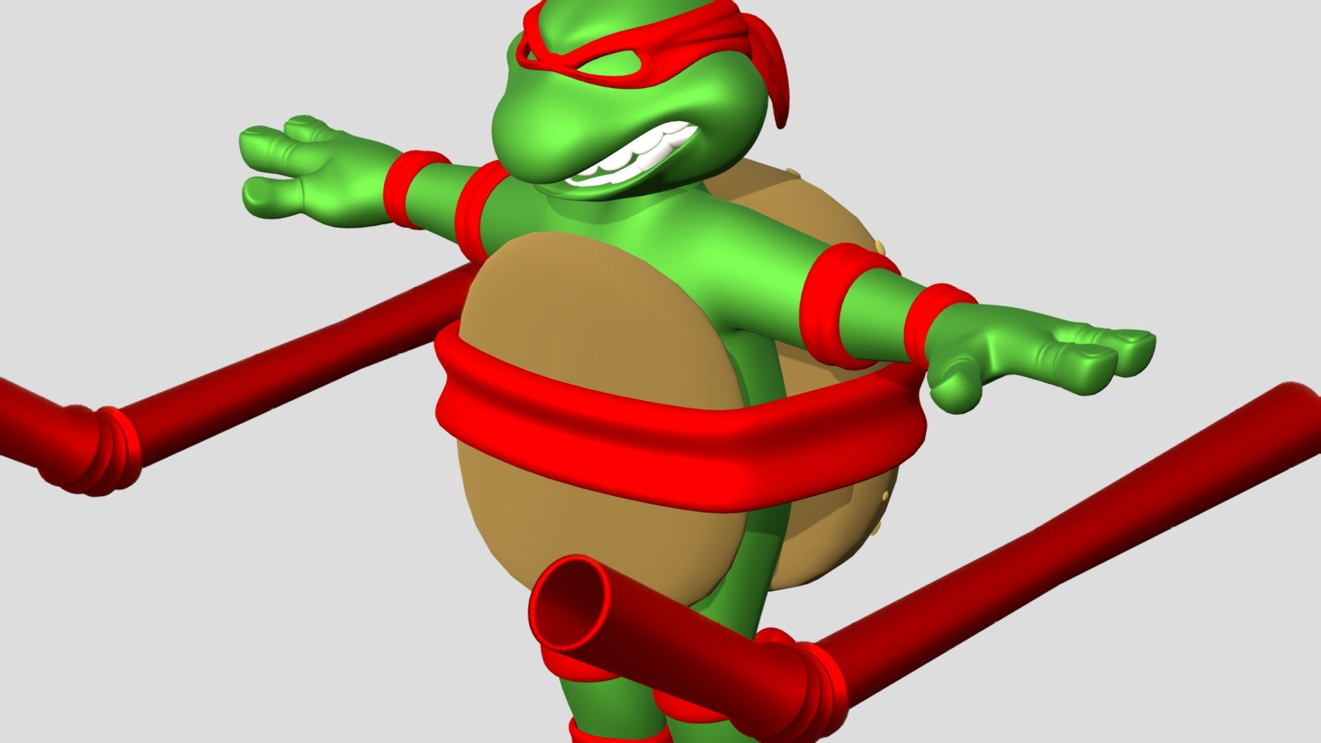 Teenage Mutant Ninja Turtles - 3D model by Taste of Blender, Youtube ...