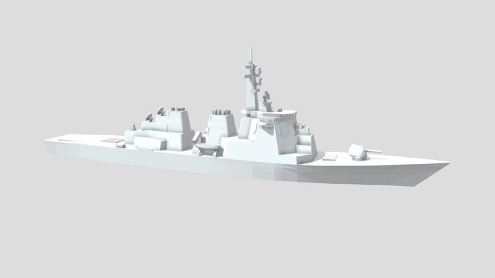 Warship 3D models - Sketchfab