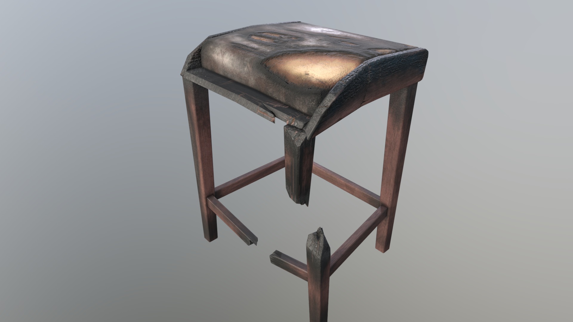 chair_destroyed - 3D model by asmedia3d [234cfb6] - Sketchfab