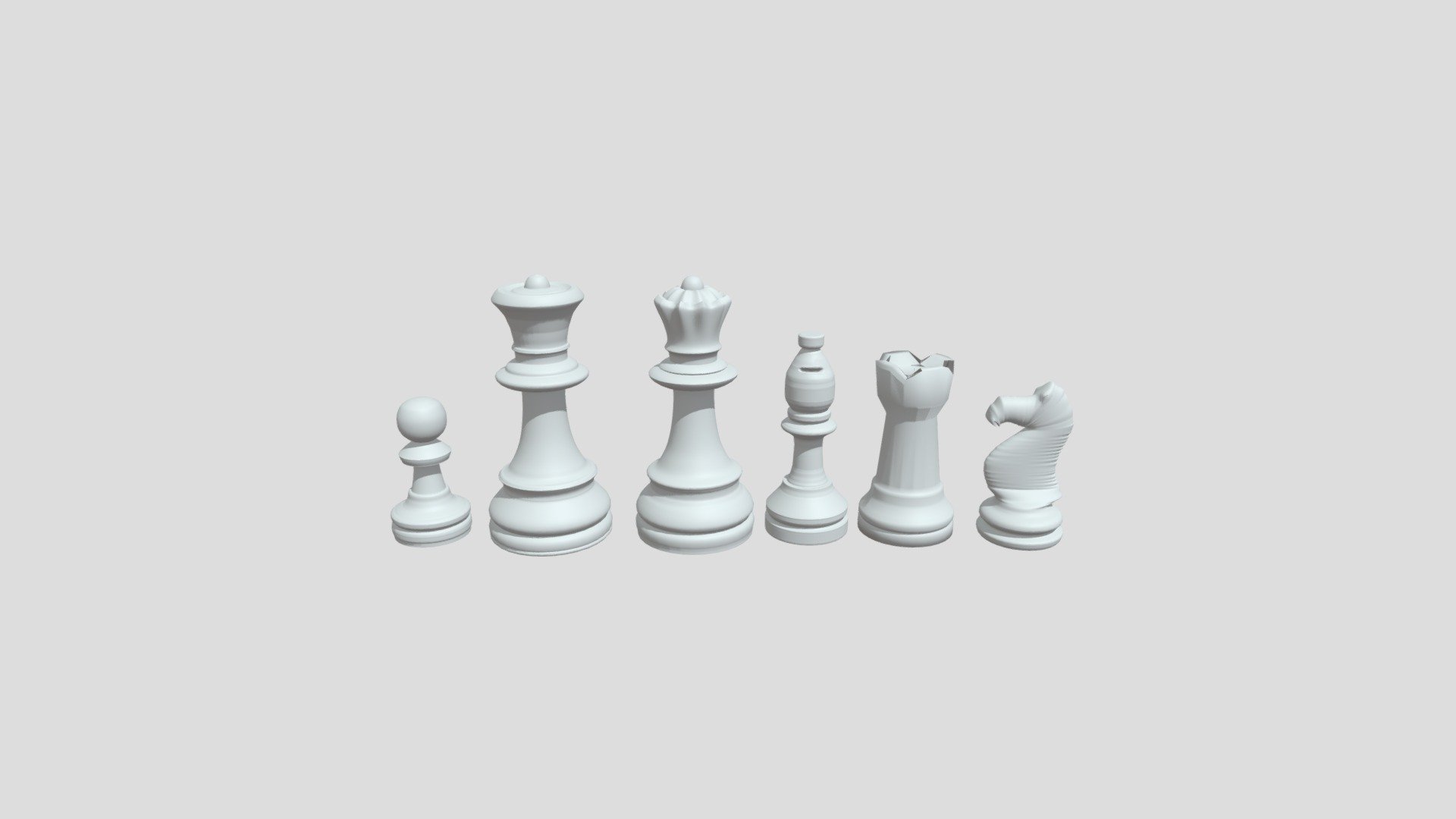 Piezas de Ajedrez - 3D model by rayanivanov [234d265] - Sketchfab