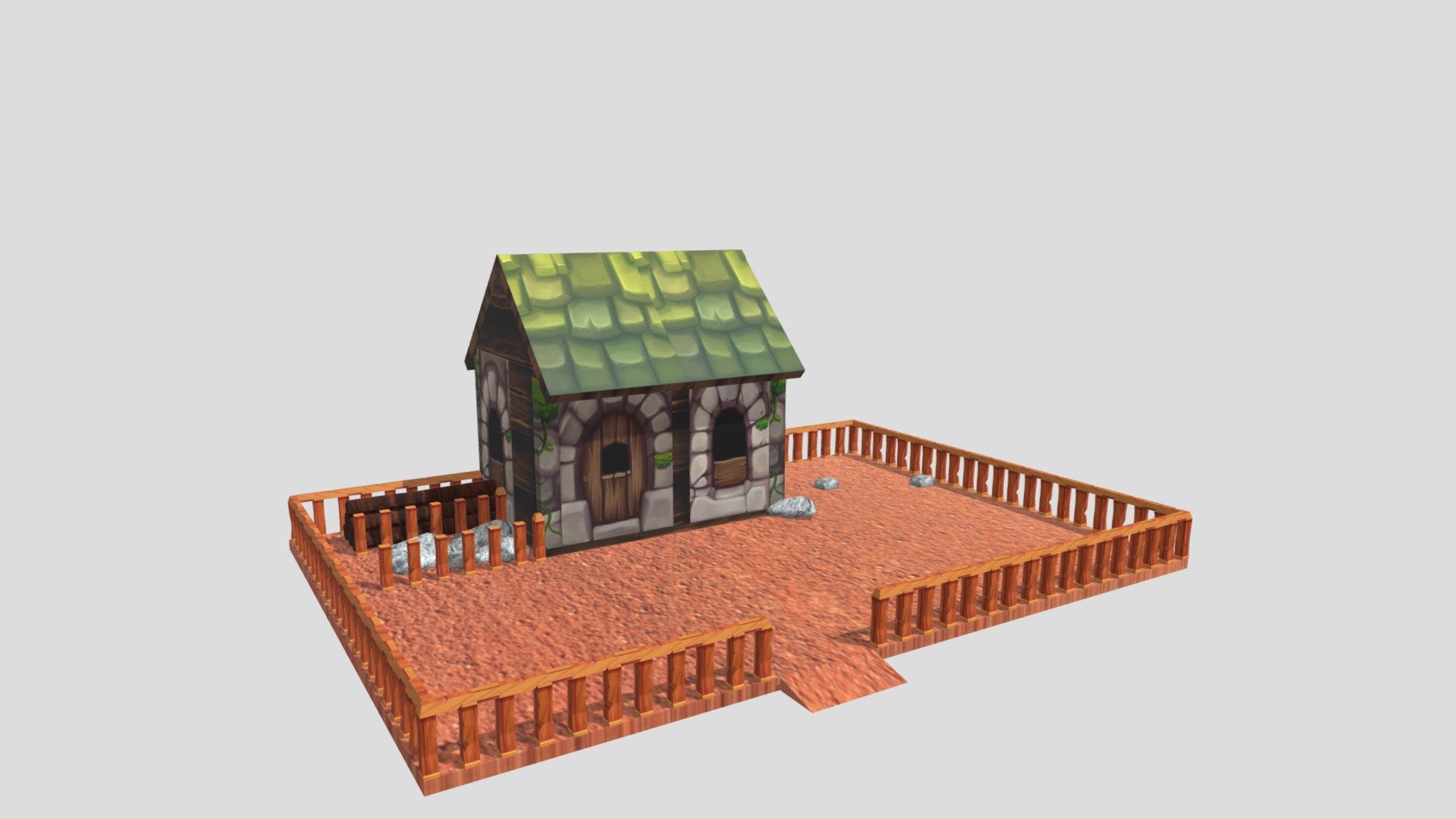 Small Low Poly House - Download Free 3D model by Moiz3DHub [234d3b8 ...