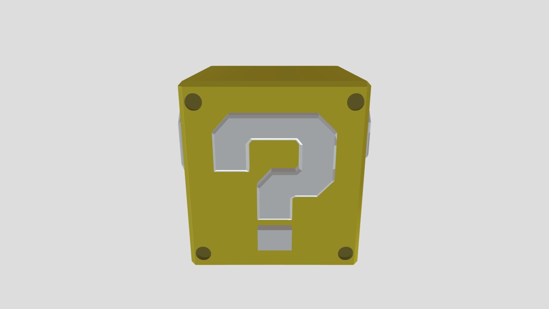 question mark block super mario bros - Download Free 3D model by ...
