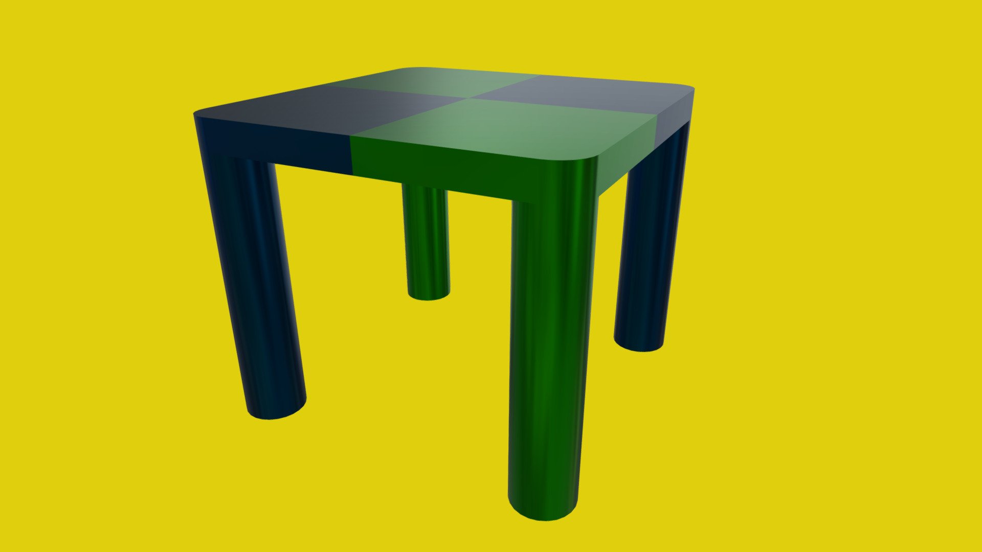 4-piece table - 3D model by fasteng [2352b38] - Sketchfab