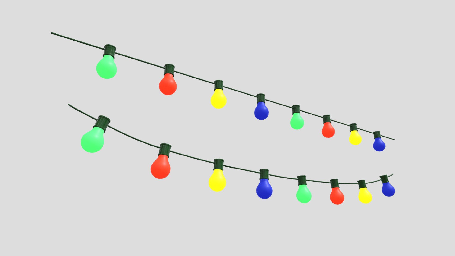 Fairy Lights 2 - Buy Royalty Free 3D model by plaggy [235336a ...