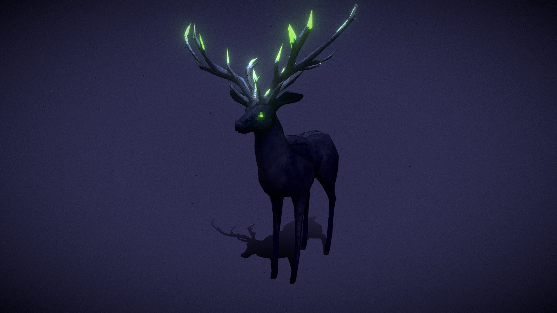 Corrupted Deer - 3D model by amunozs (@adrian.sierra92) [23533b3 ...