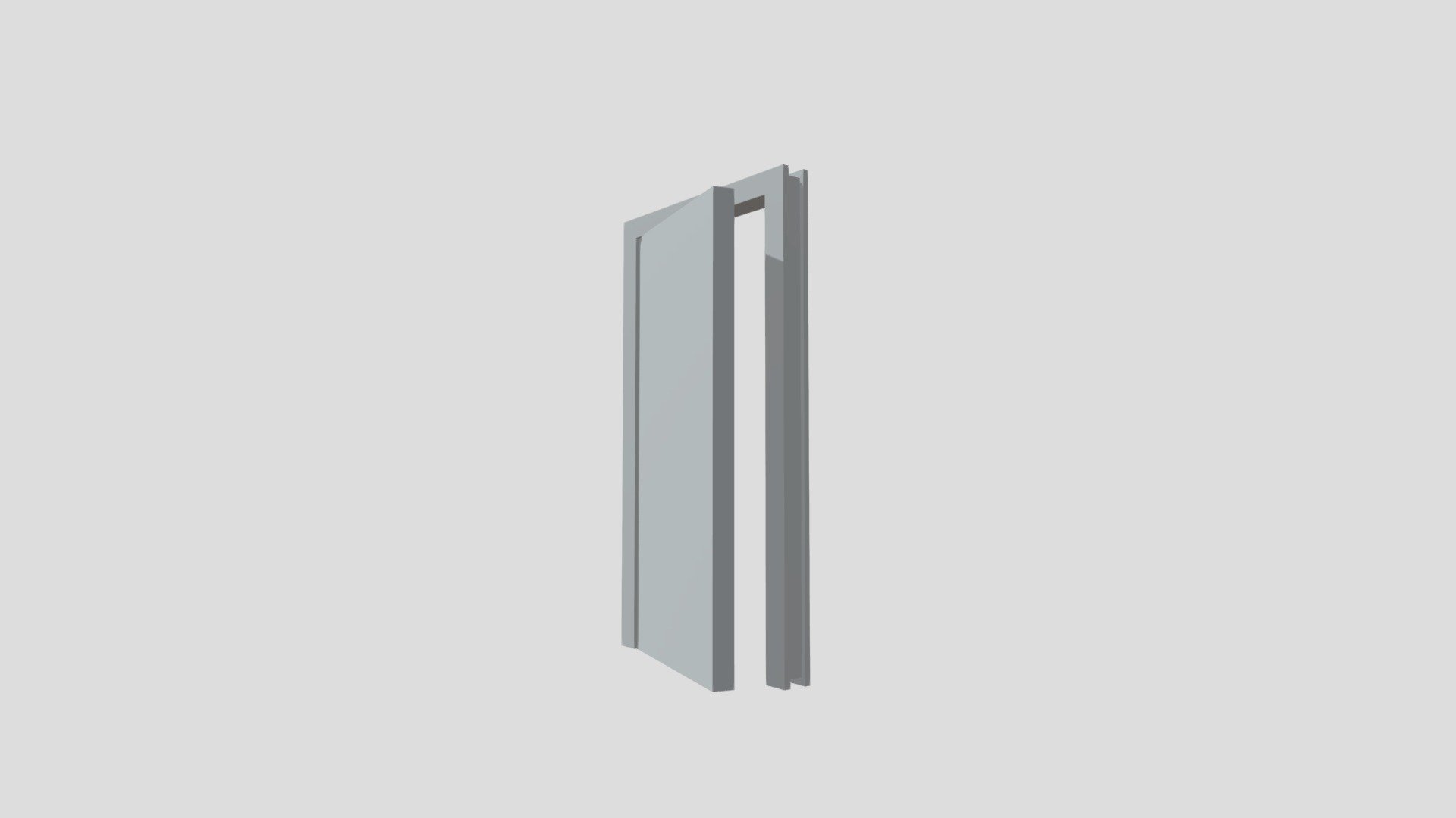 Low Poly Door model - Download Free 3D model by FantasyDragon [23542dc ...