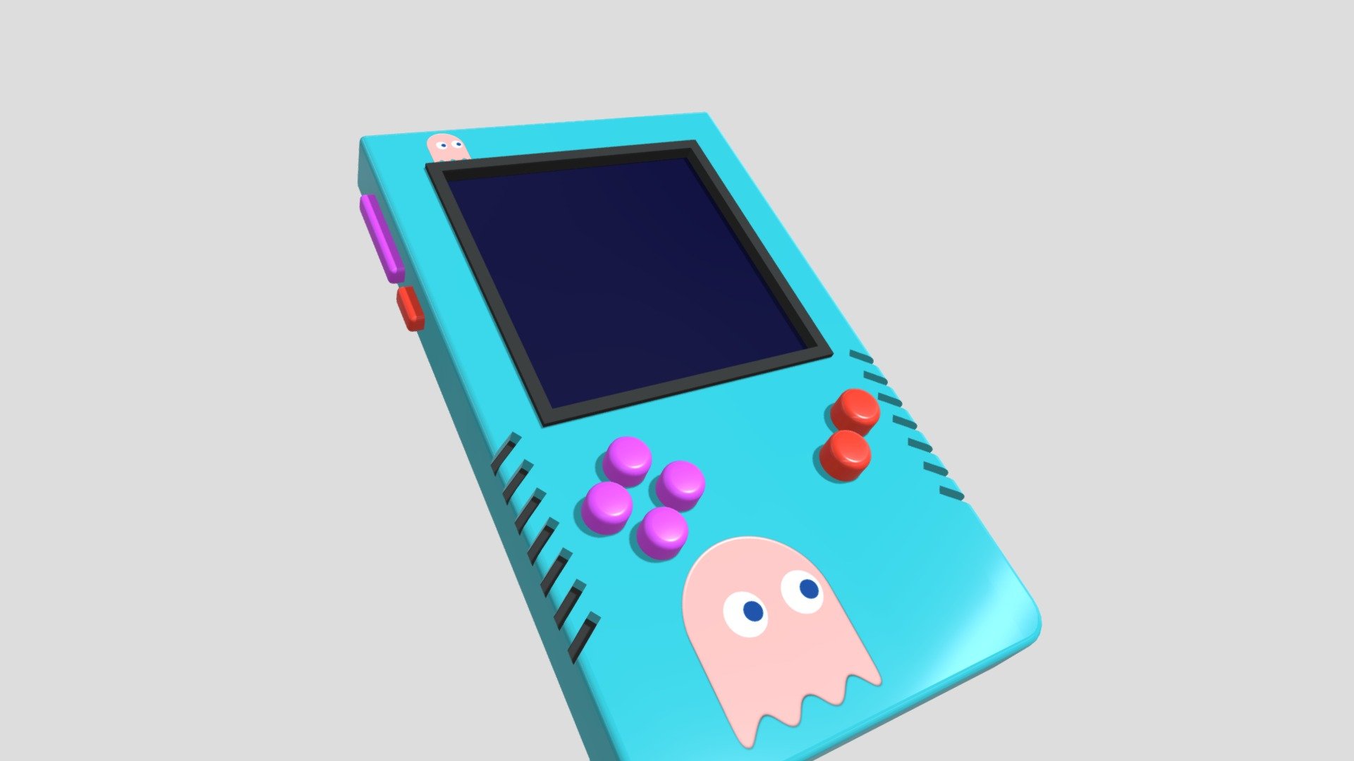 Snake on pocket console - 3D model by Alexander_Studenkov [23560d4 ...