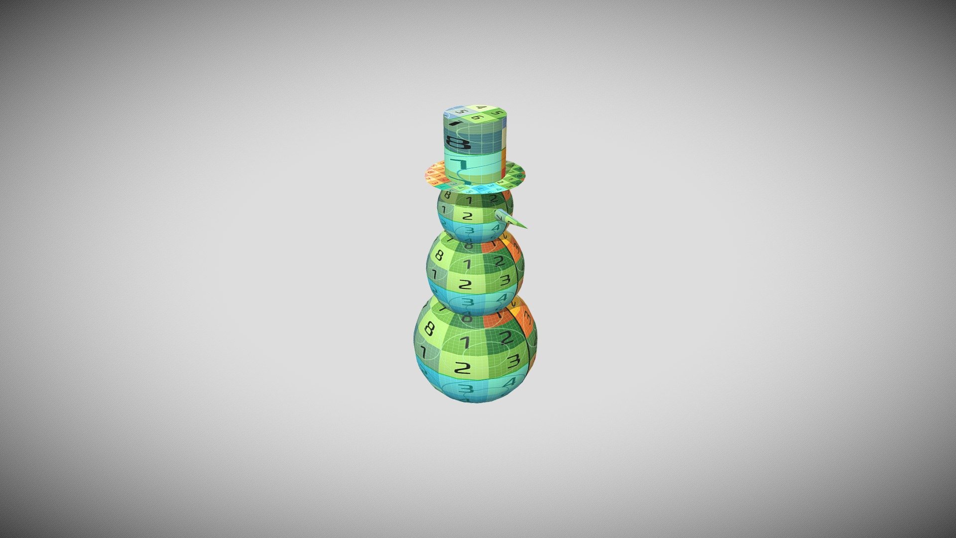 Snowman Checker - Download Free 3D model by hurlakr [235661b] - Sketchfab