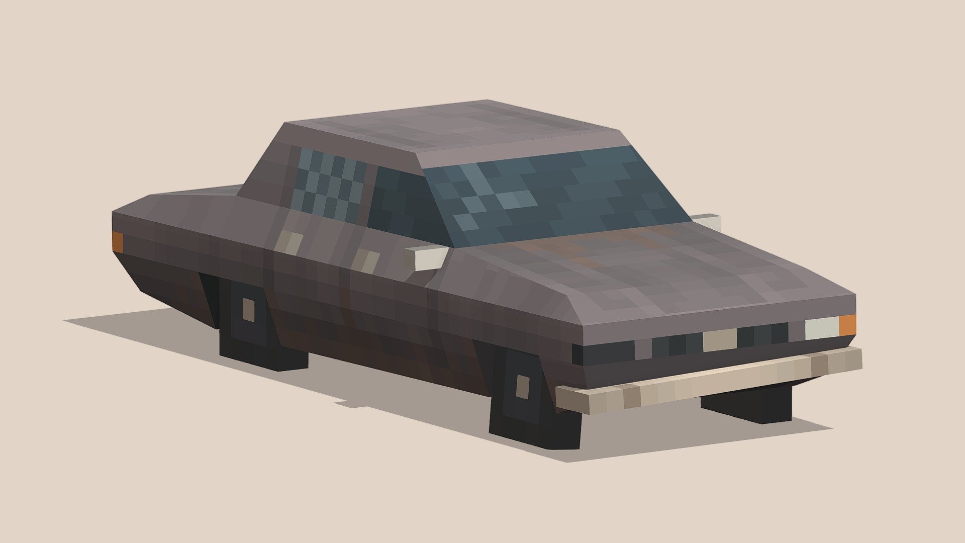 blockbench old car - 3D model by qwite40 [2356733] - Sketchfab