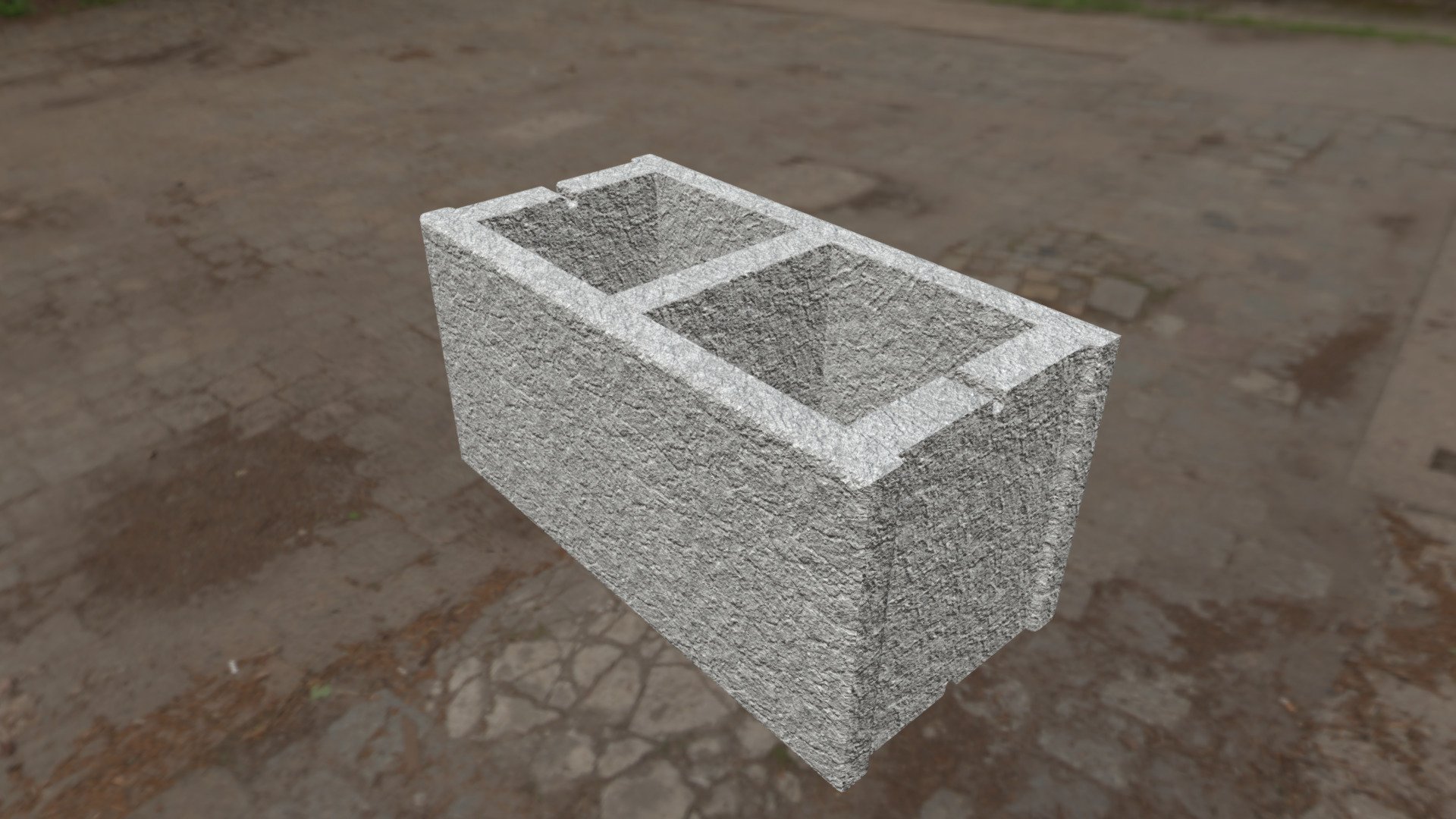 Cinderblock/concrete brick - Download Free 3D model by flewfatoo ...