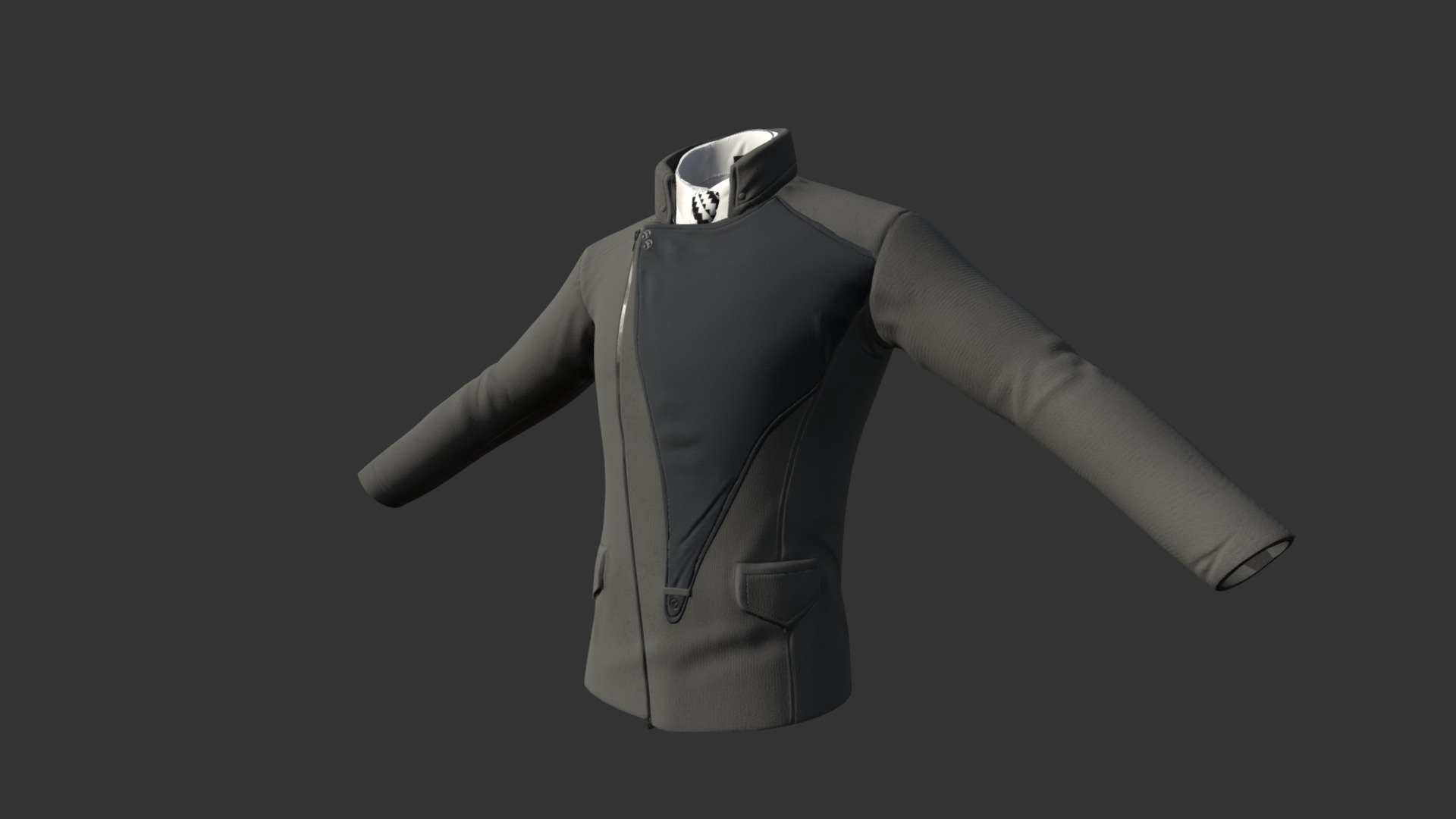 Coat - 3D model by Casey Saunders (@CaseySaunders) [2358d79] - Sketchfab