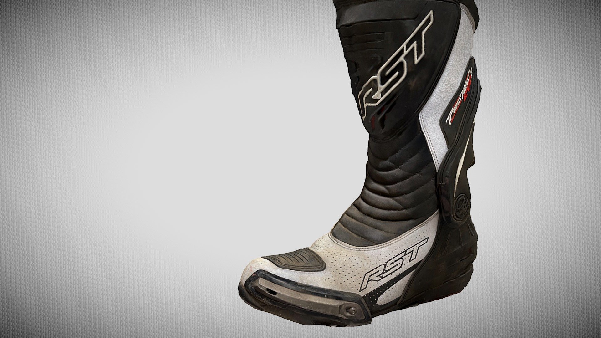 Motorcycle boots leather - Buy Royalty Free 3D model by Alex Tench ...