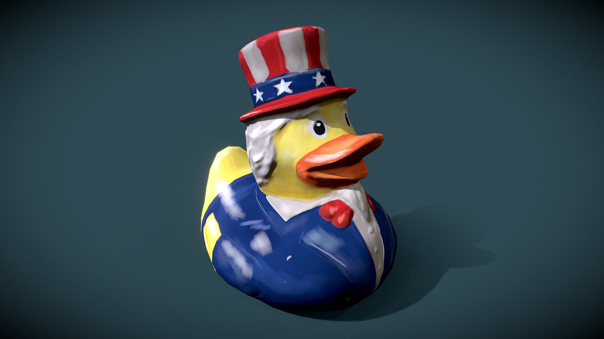 Uncle Sam Duck - 3D model by Wichper [235caf6] - Sketchfab