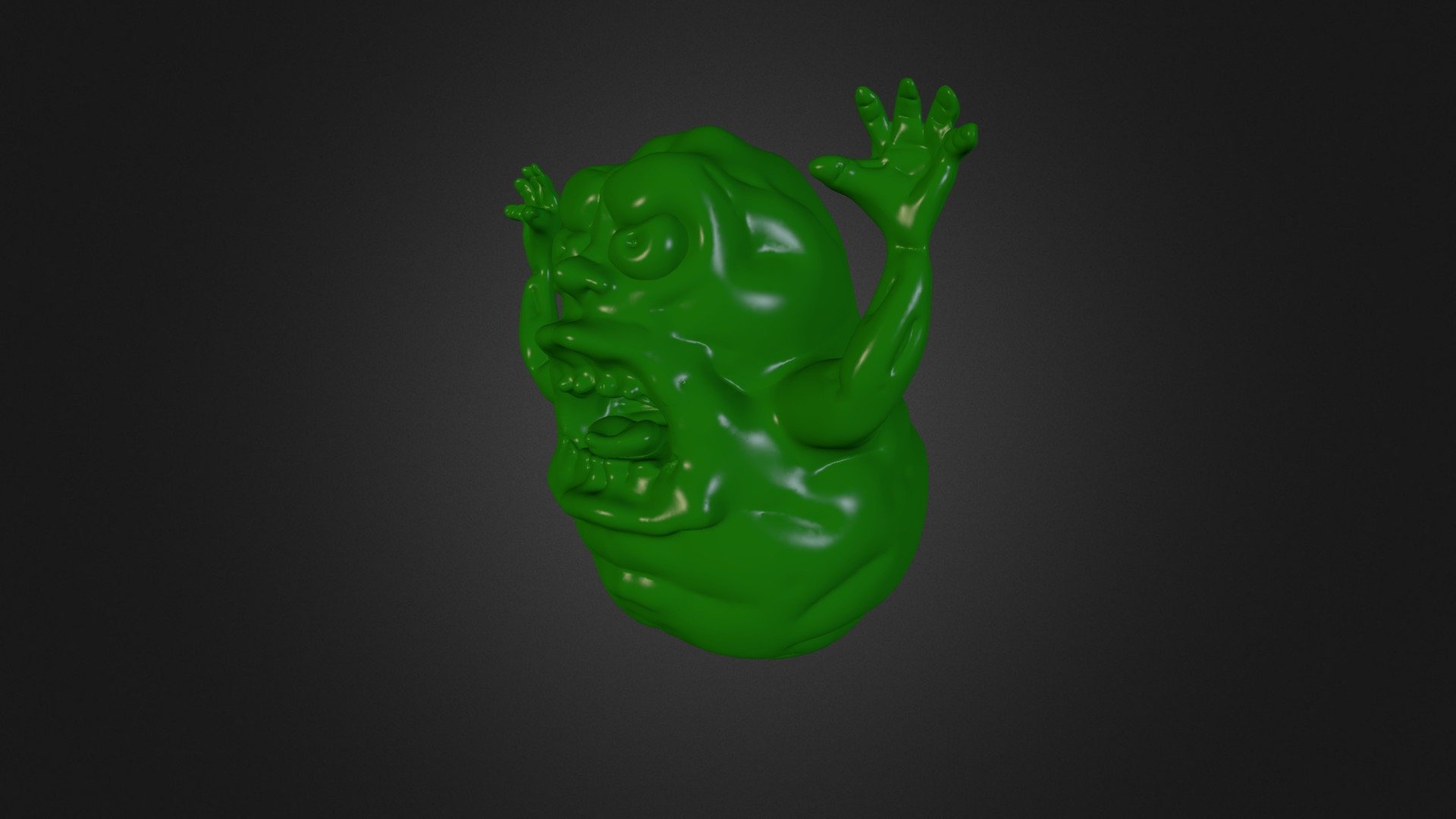 Slimer - 3D model by burningmoon5017 [235d09e] - Sketchfab