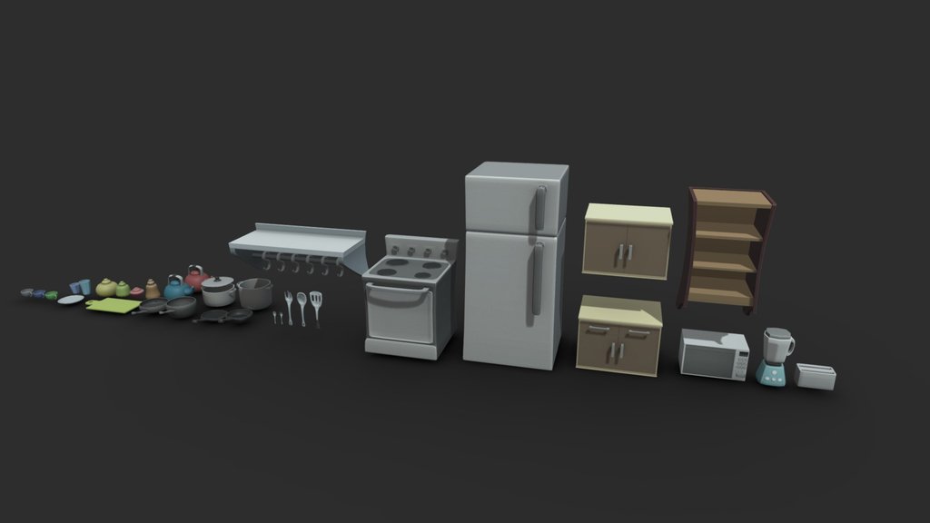 Cartoon Assets - A 3D model collection by Loslolos - Sketchfab