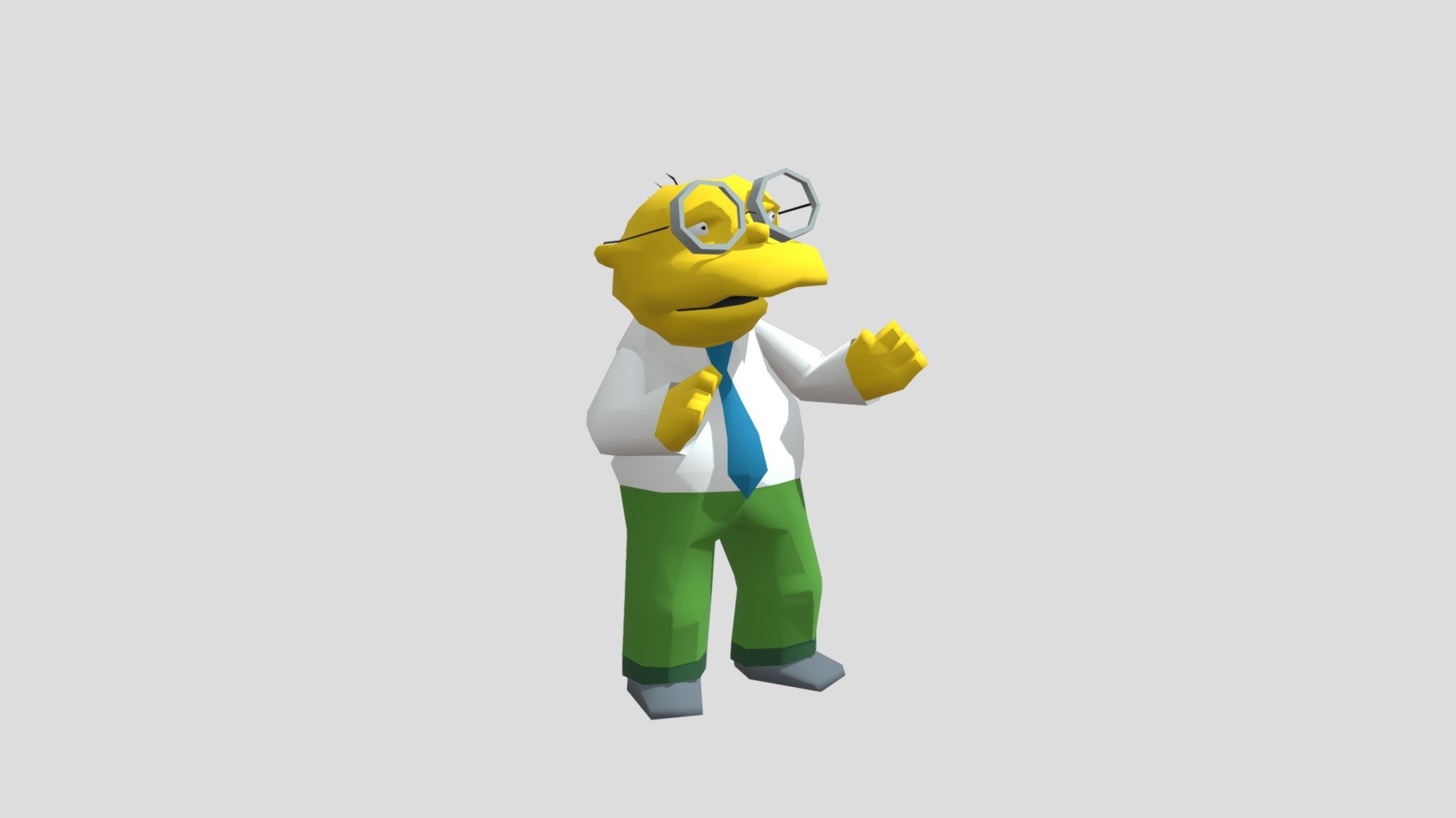 mr. moleman animated (simpsons) - Download Free 3D model by vicente ...