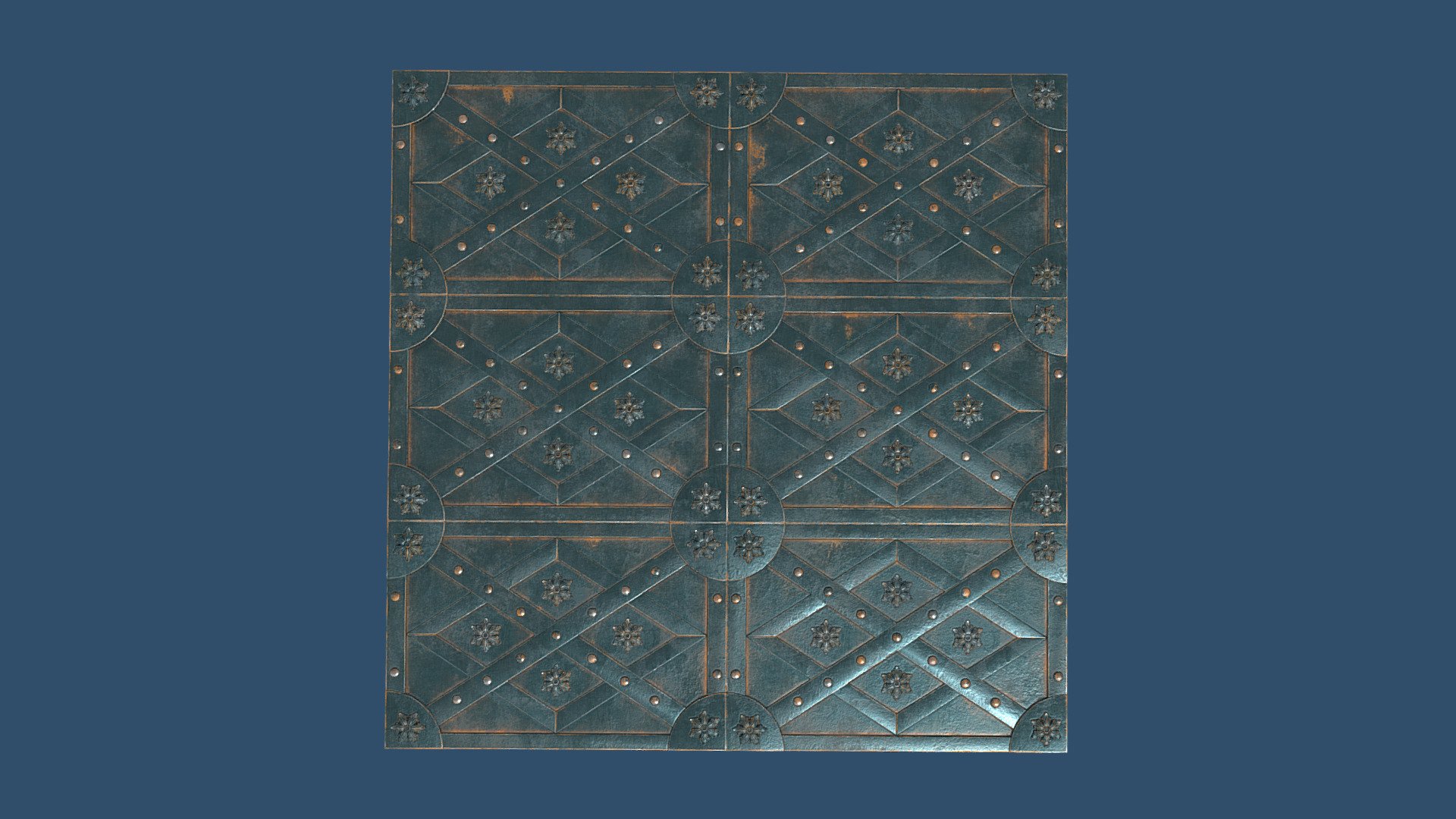 Ornate Iron Panel - 4K Textures - Buy Royalty Free 3D model by ...