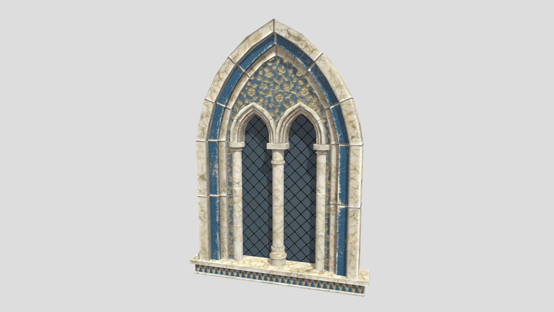 Gothic Window - 3D model by DC (@damjancarev) [235f9ab] - Sketchfab