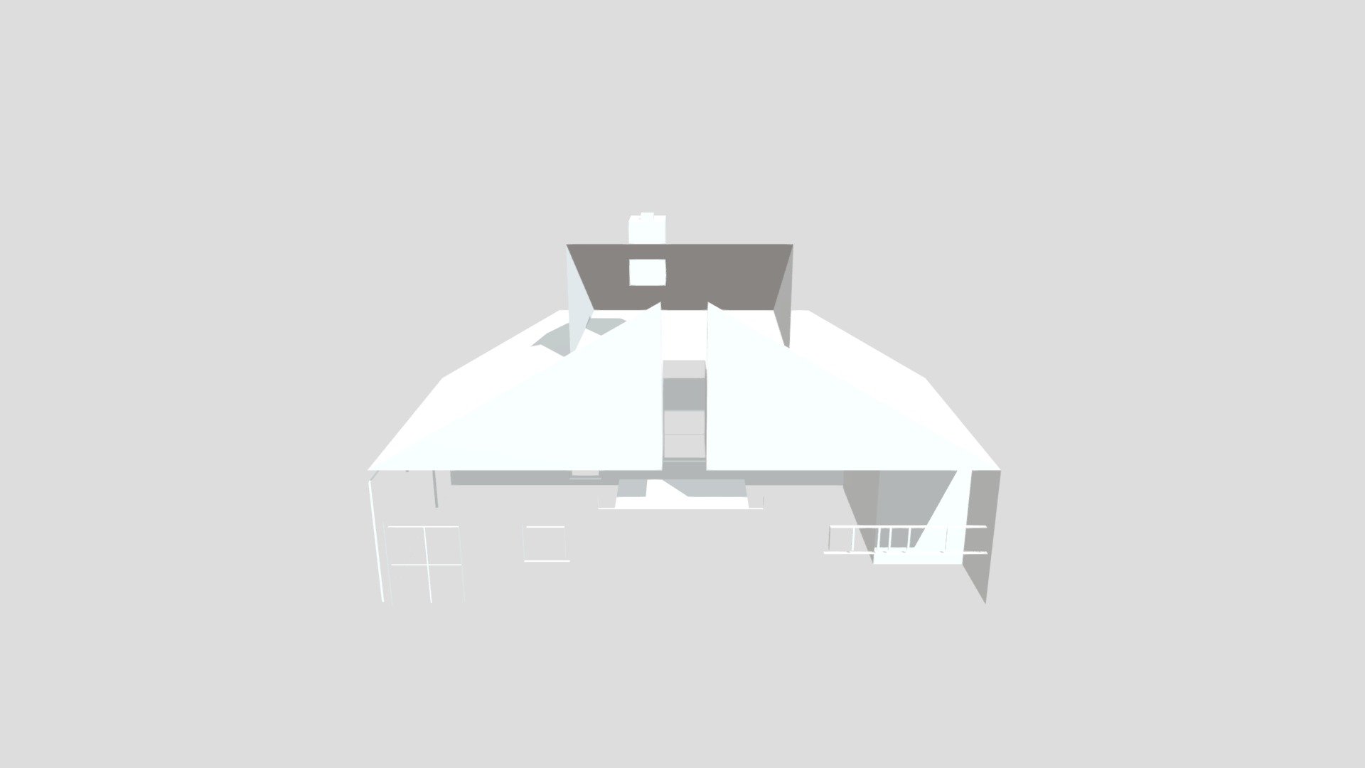 Vanna Venturi House - 3D model by bravekcc [23609d8] - Sketchfab