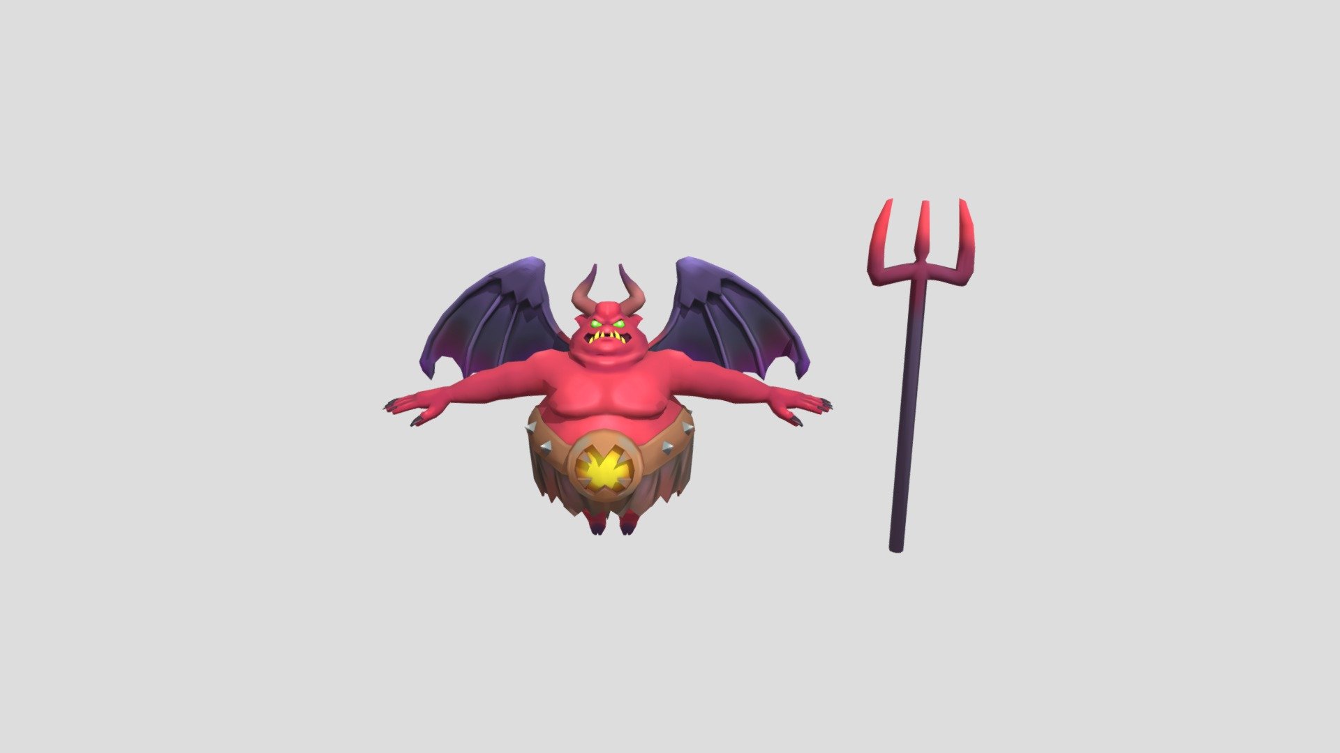 Demon_uv3 - 3D model by maximchris [23619c6] - Sketchfab