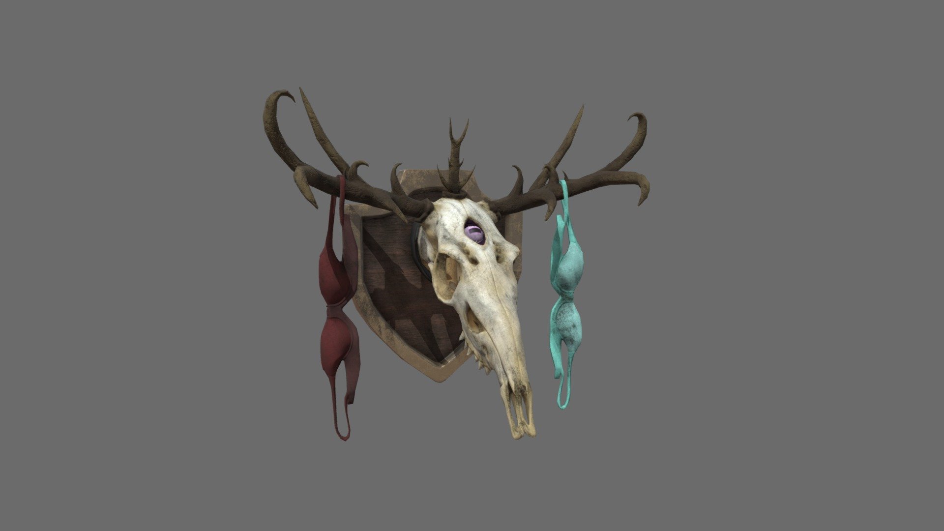 Deer Skull - 3D model by AndersonAdam [236247a] - Sketchfab