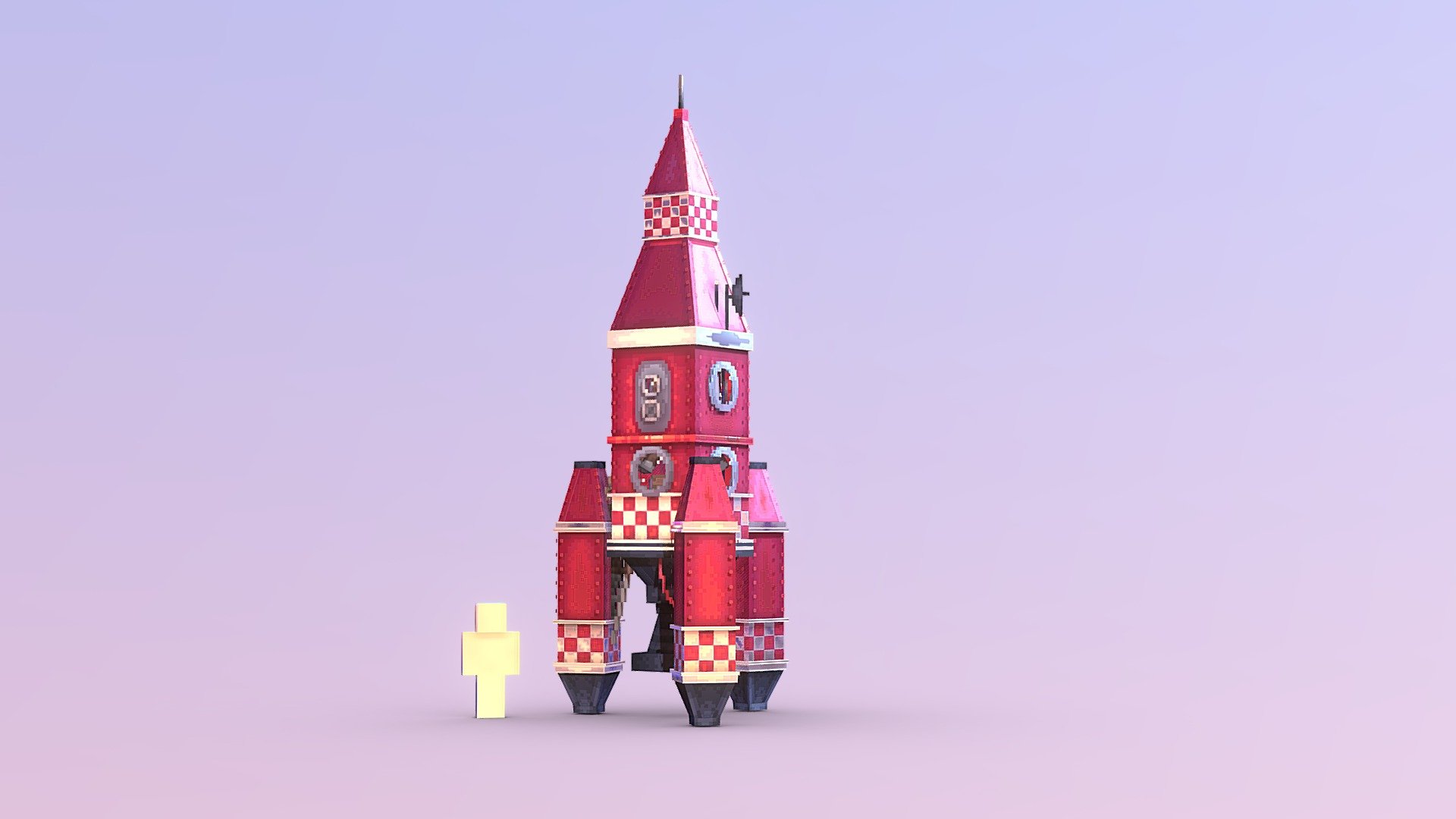 Minecraft Supernova! Spaceship - 3D model by halbear1 (@halbear.gamez ...